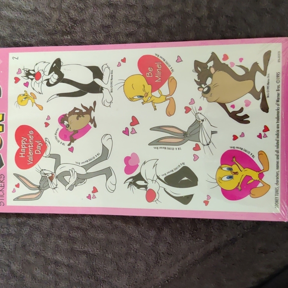 Warner Bros. | Party Supplies | Looney Tunes Removable Stickers | Poshmark